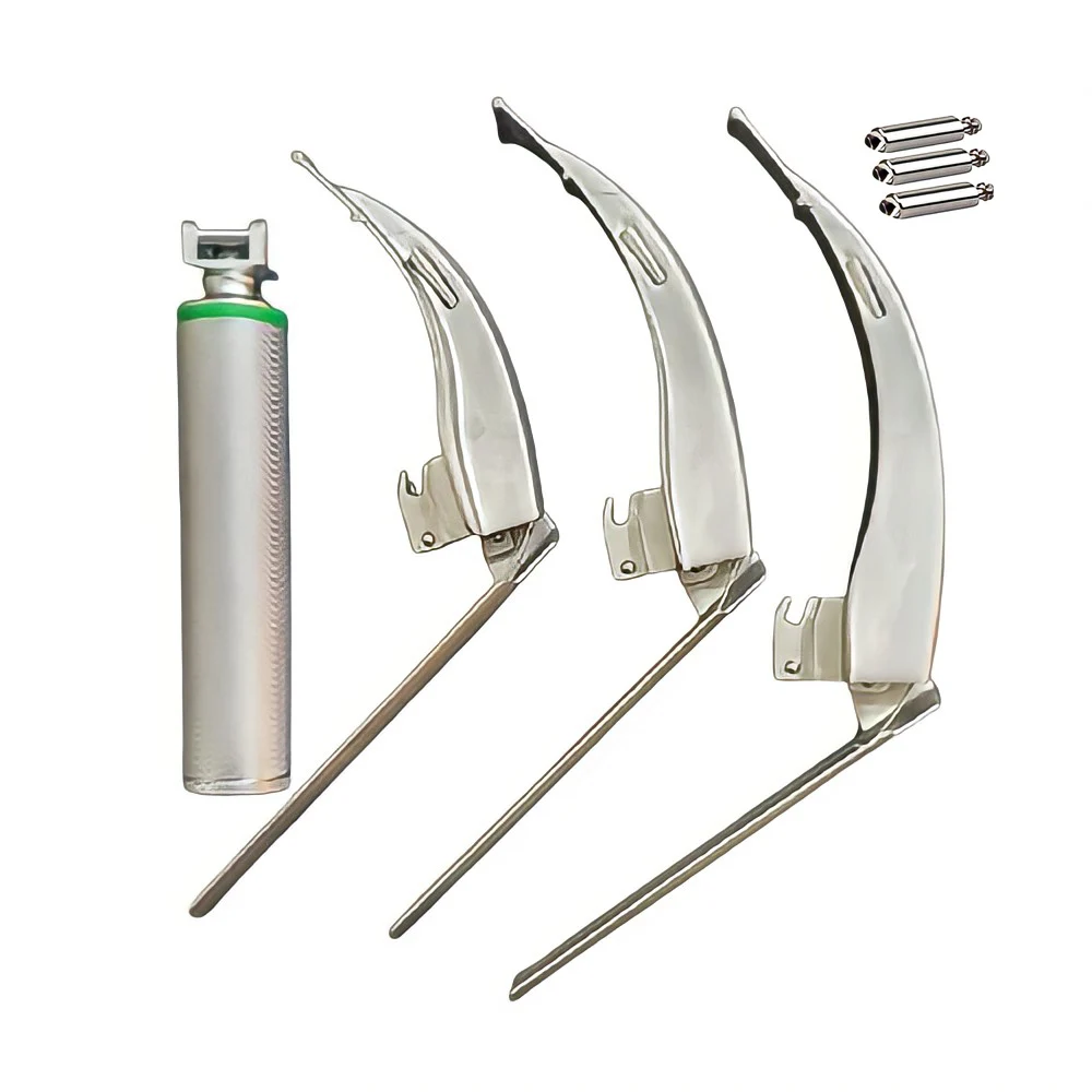 Mccoy Laringoscopio De Fibra Óptica Hoja Flexible #2 3 4 + Medio ...