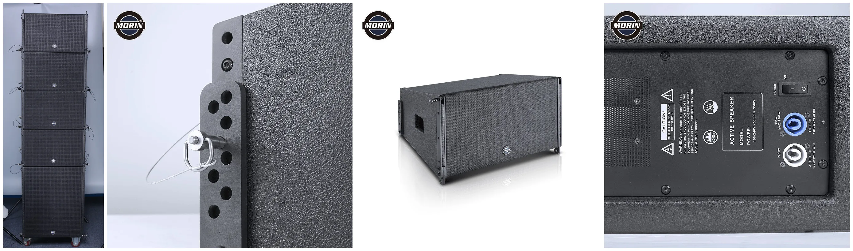 Professional 10inch Line Array - 1600watt DSP Powered Speakers