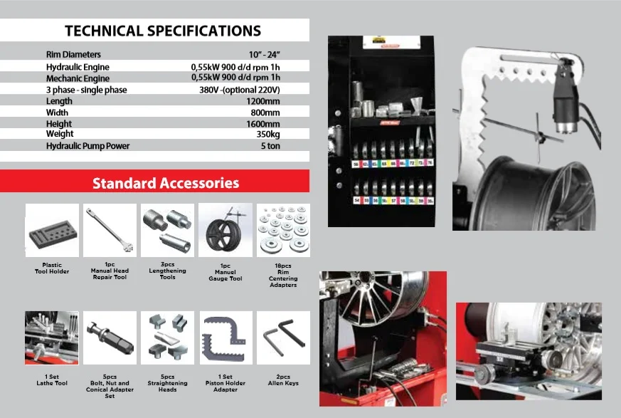 Nitromac Wheel Straightener - Precision and Efficiency