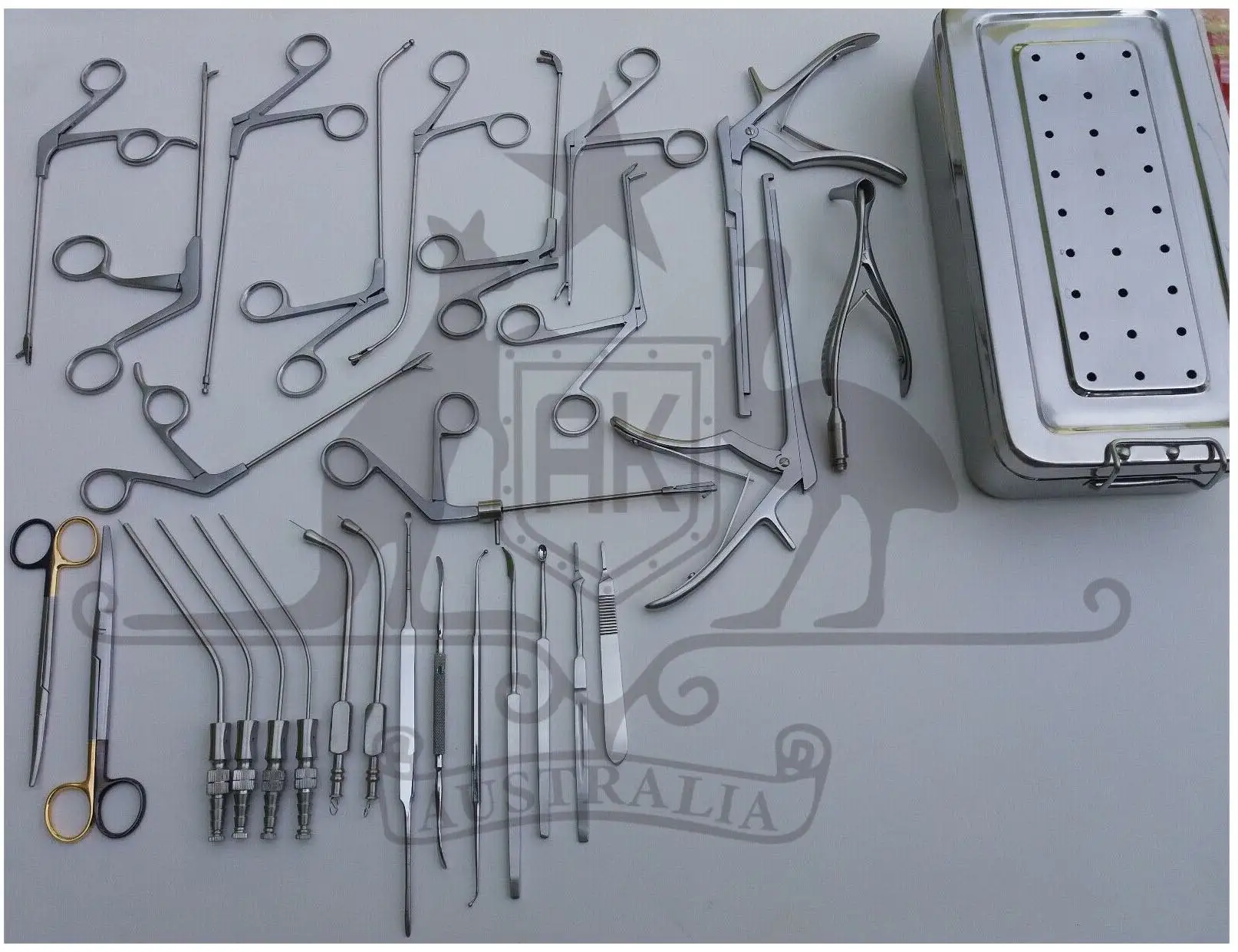 Fess Instruments Set for Endoscopic Sinus Surgery ENT