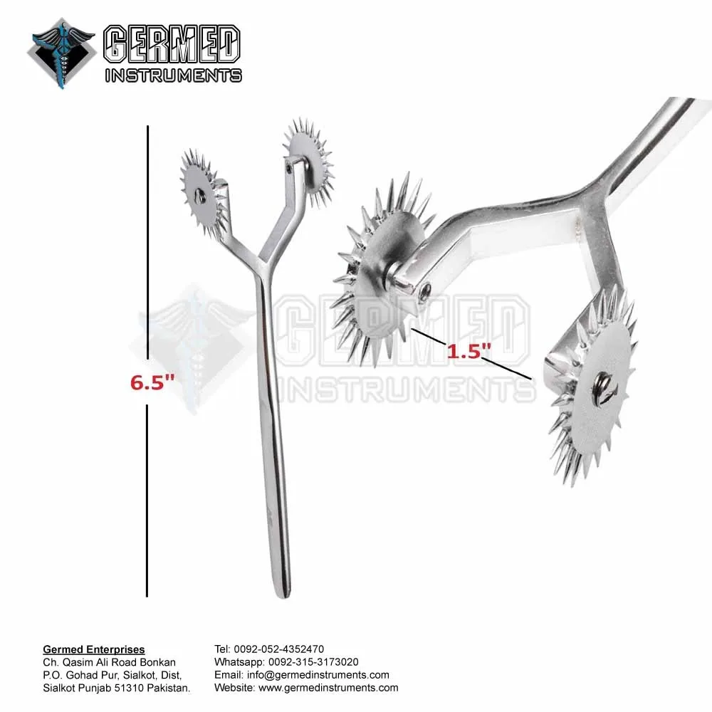 Customized Wartenberg Pinwheel Dual 2 Row Medical Diagnostic Sensory ...