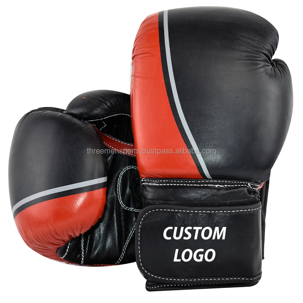 White Leather Winning Boxing Gloves Professional Fighting Boxing Gloves ...