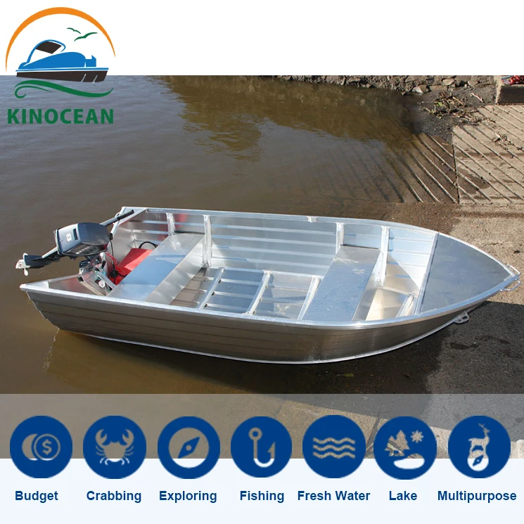 Kinocean Small Aluminum Fishing Boats - Durable & Versatile