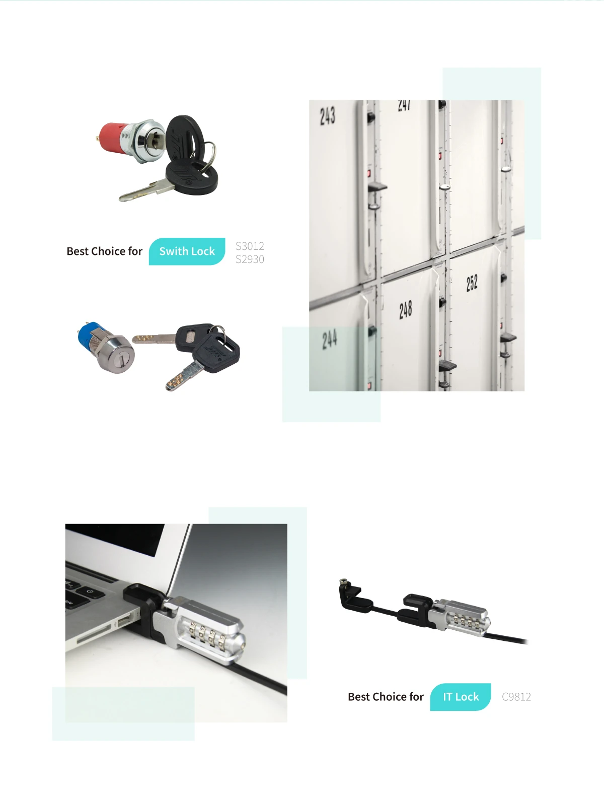 JIN TAY INDUSTRIES CO., LTD. - Locks, Cam Lock