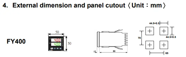 TAIE FY400-20100 Temperature Control - Precision & Reliability