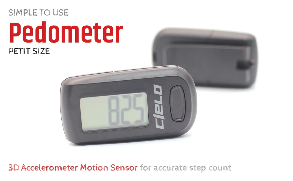 Custom Basic 3d Motion Sensor Big Display Abs Pedometer Step Counter ...