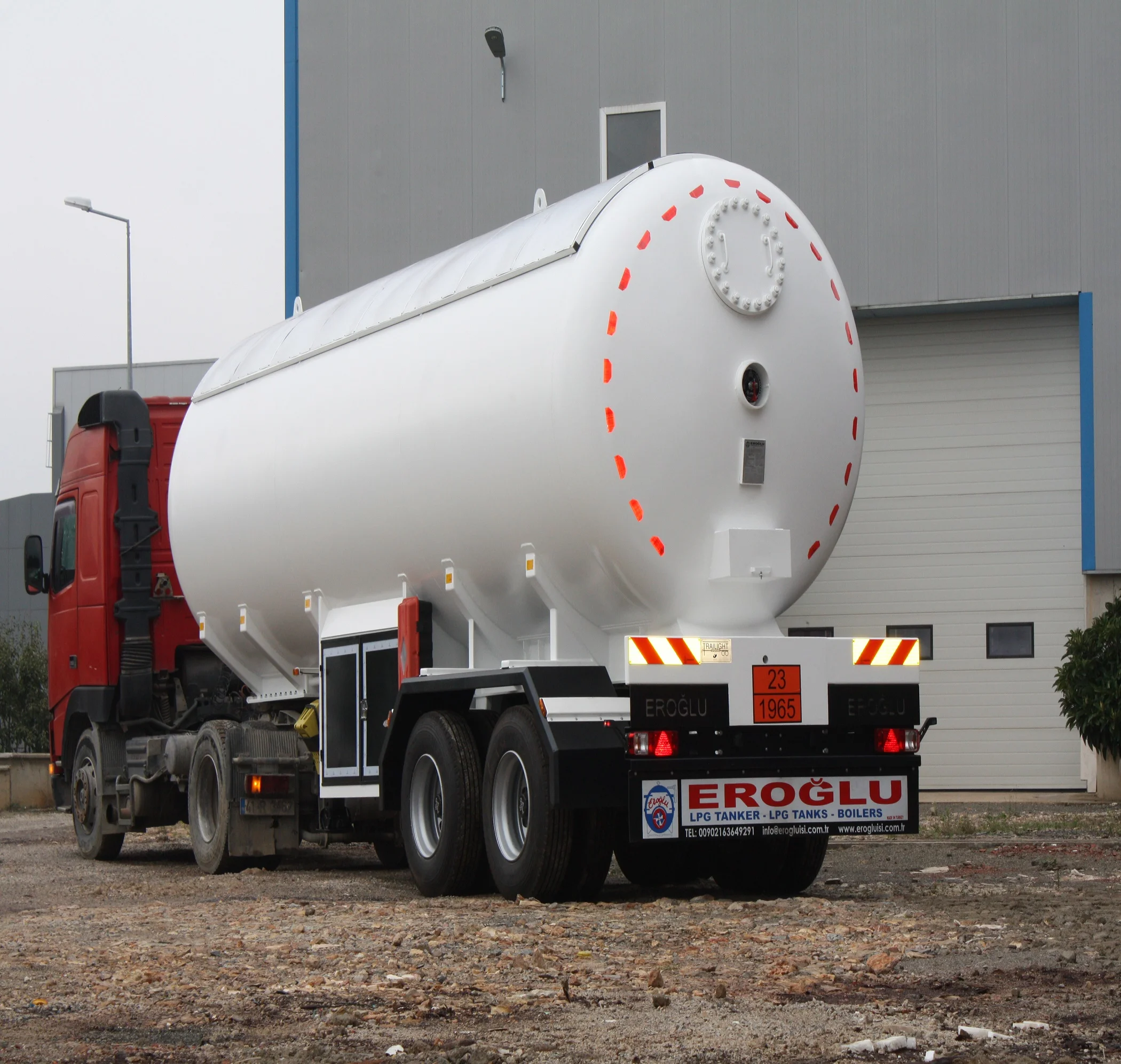 Hot Sale Lpg Semi Trailer Transport Tank Gpl Trailer Engine Storage ...