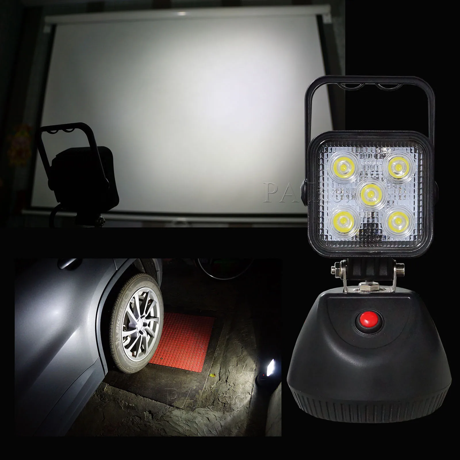 Pa Indoor Emergency Lighting Work Light Square Rechargeable Lantern ...