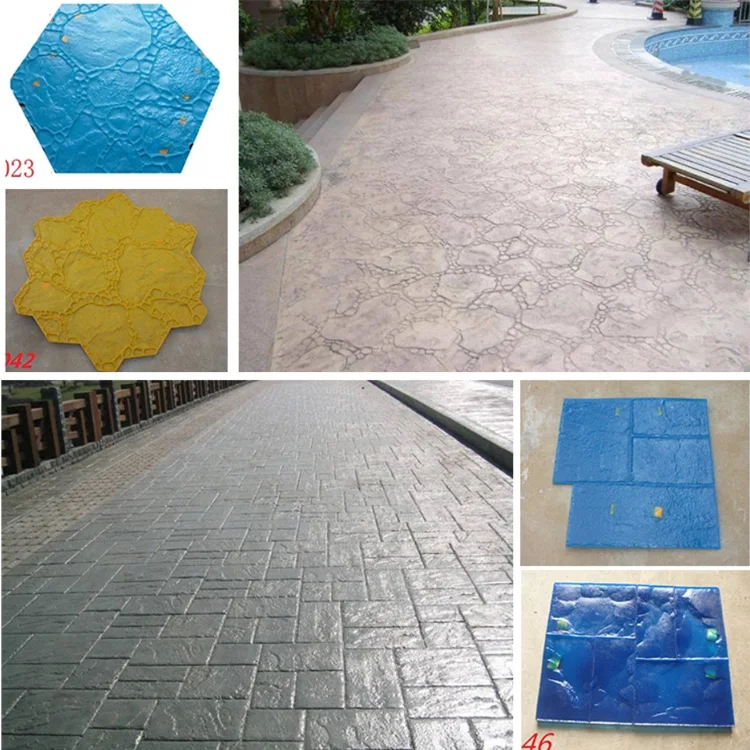 Concrete Imprint Flooring Tool Concrete Brick Stamp Mat - Buy Concrete ...