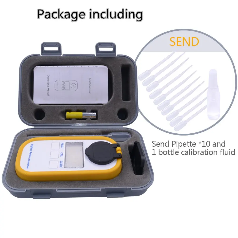 DR201 Digital Refractometer - Accurate Salinity Measurement