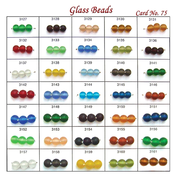 Frosted Glass Beads All Sizes All Shape - Buy Frost Glass Bead,Small ...