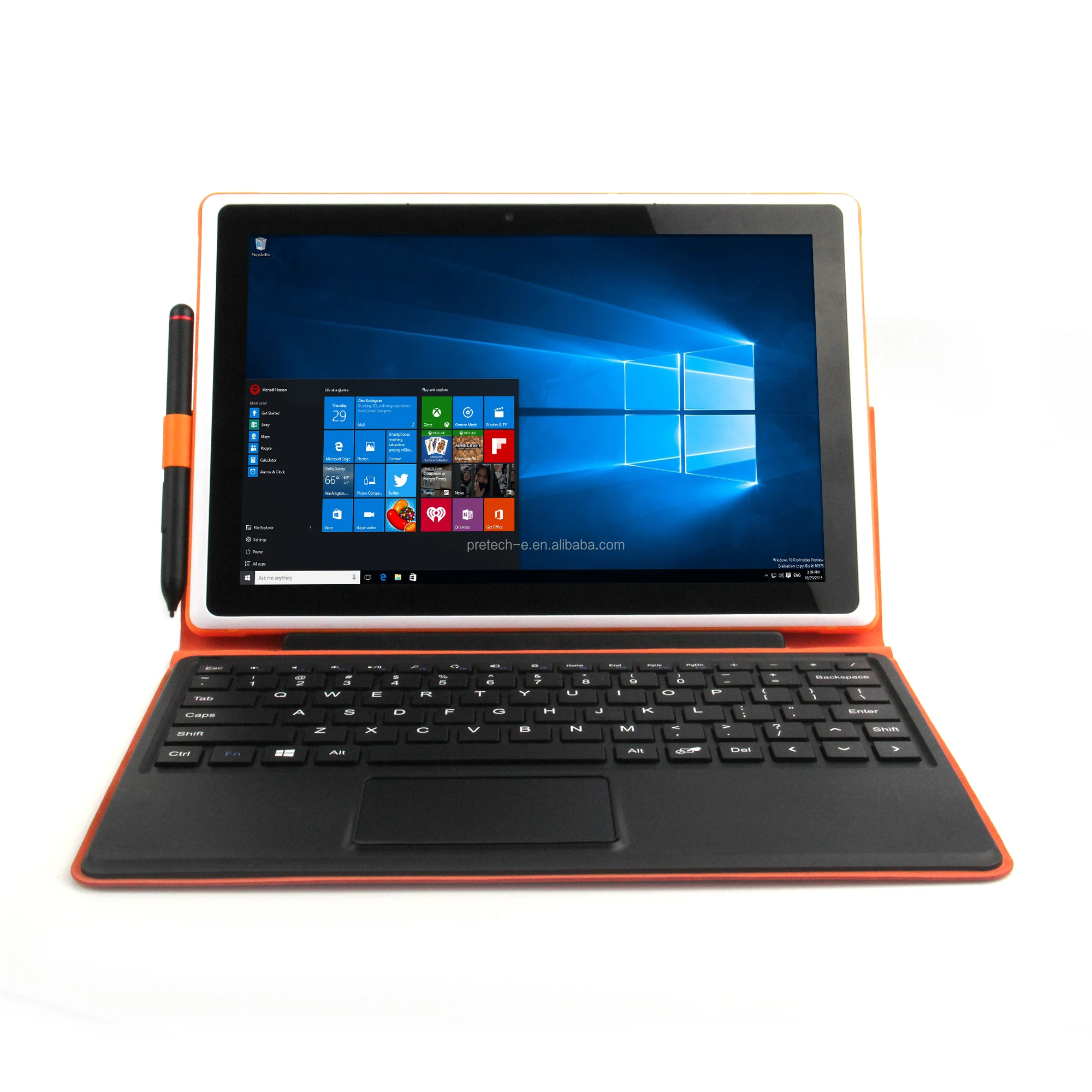 10 Inch Windows 10 4gb Ram 64gb Storage Tablet Pc With Detachable ...
