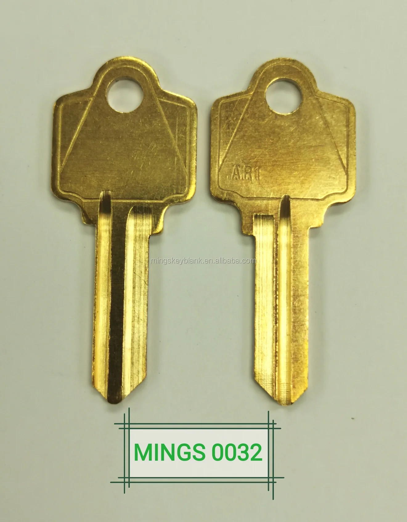 Brass Key Blank - Look Alike Series for Residence & Commercial