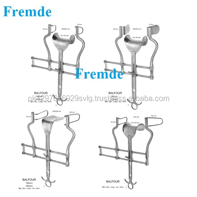 O, Sullivan-O,connor & Denis-Browne Abdominal Retractors