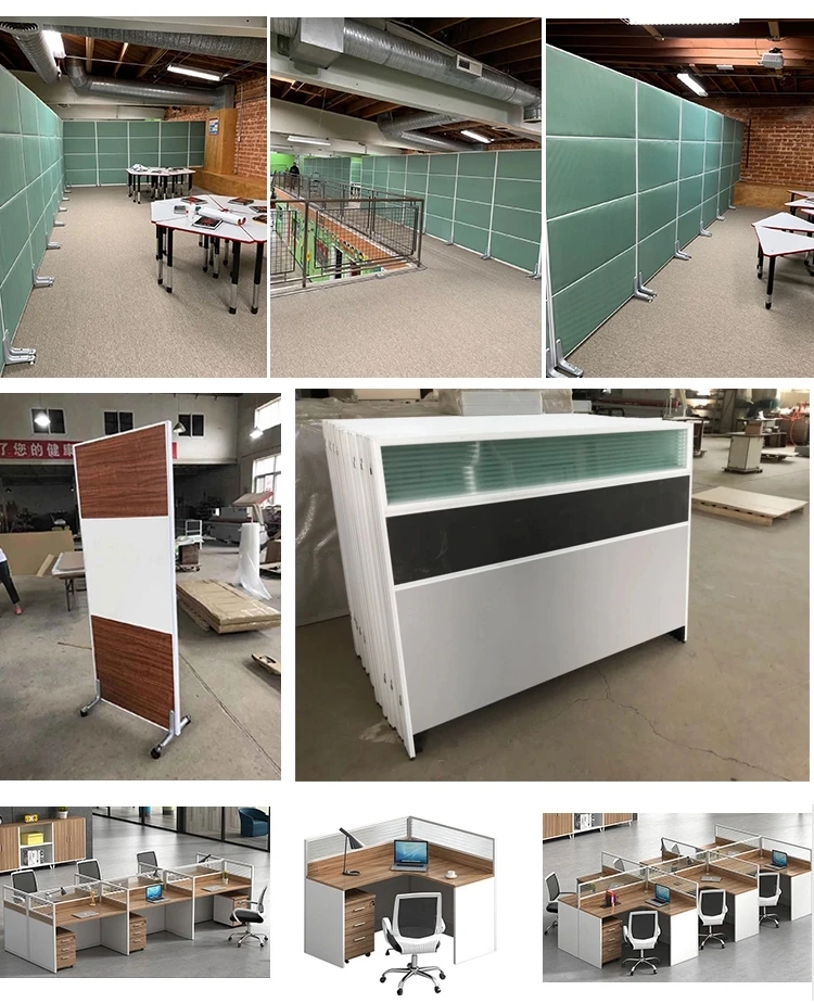 China Modern Movable Acoustic Partition Folding Cross Connection ...