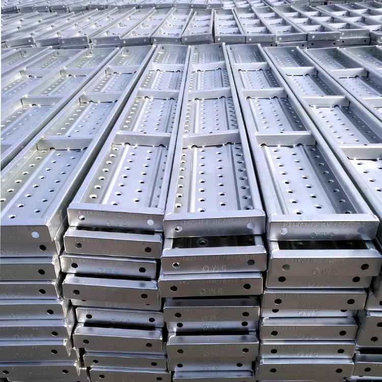 Galvanized Steel Scaffolding Catwalk Metal Plank Walk Board with Hook