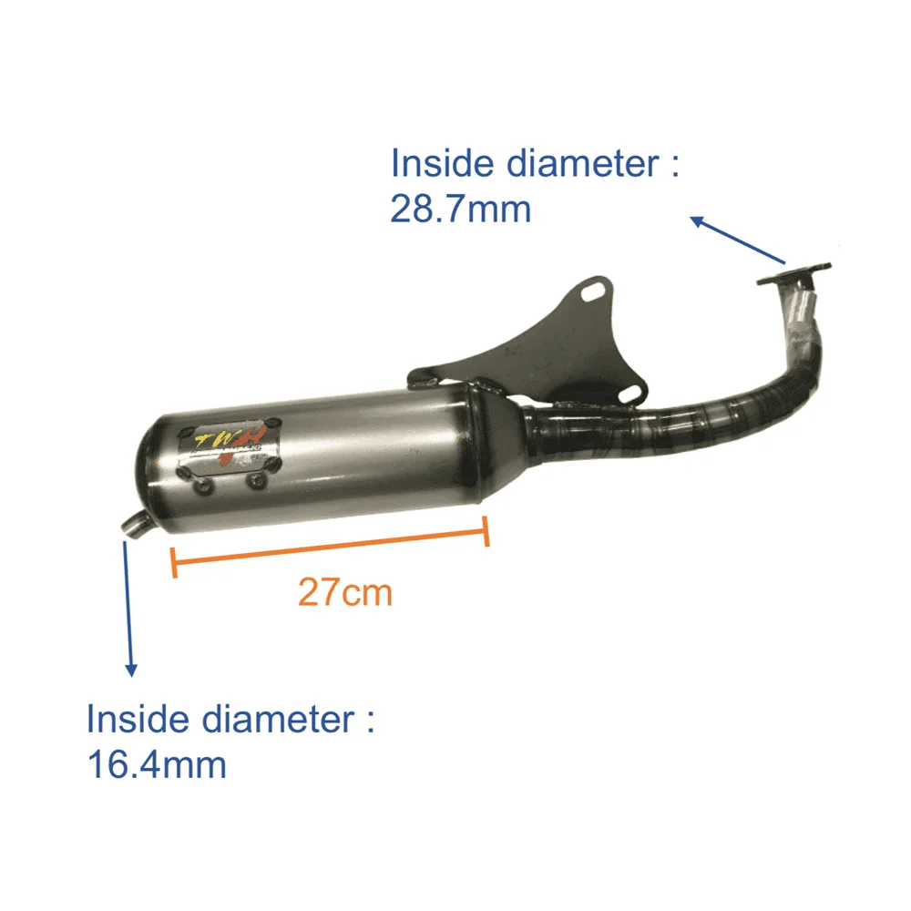 TWH JOG TJ003 Motorcycle Racing Muffler Exhaust Pipe - High Performance ...