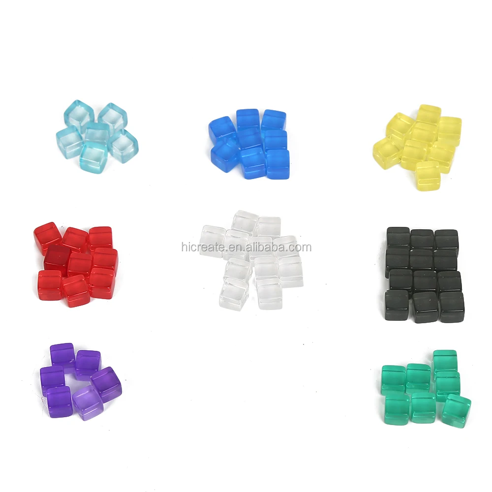Colorful Game Cube Custom Small Transparent Clear Plastic Board Game ...