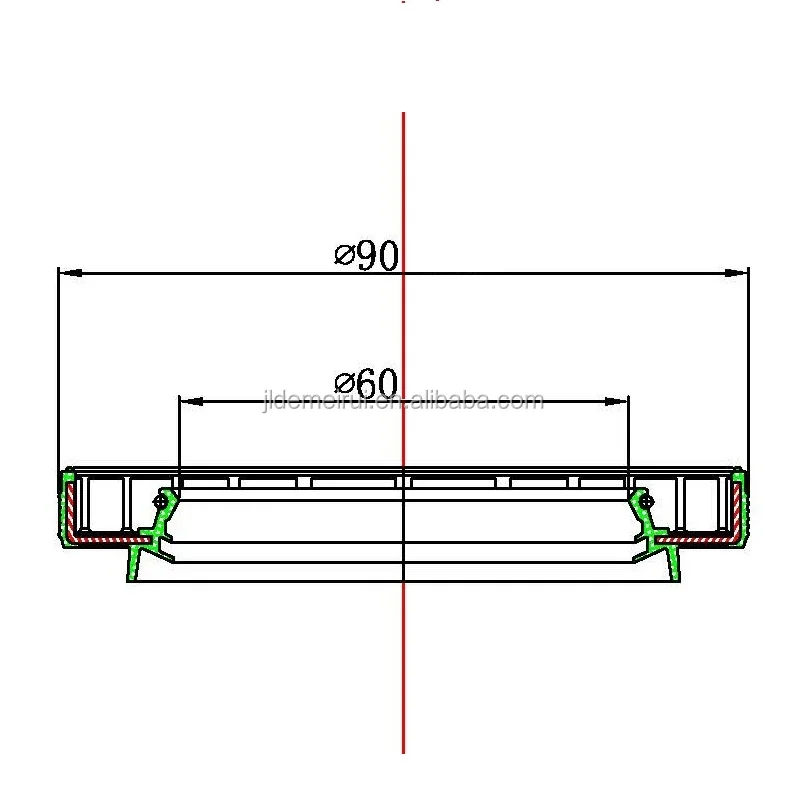 Dmhui 12017026b 60x90x10/14.5 Mm Baslsflx67 Nbr Al159591 Yağ Keçesi ...