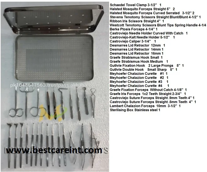 Pterygium Set - Buy Pterygium Surgery Set Micro Pterygium Surgery Set ...