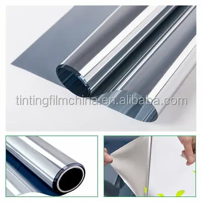Double Silver Mirror Metallized Architecture Film Window Glass Film ...