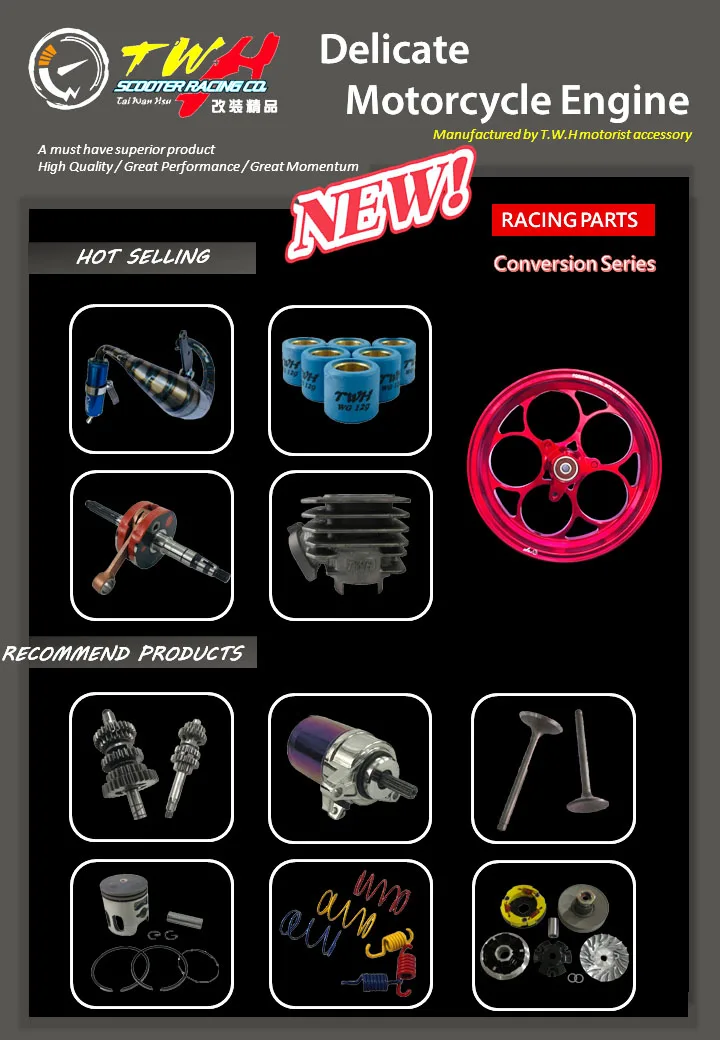 TWH LC150 4S Motorcycle Racing 4 Speed Engine Electrical Starter Motor ...