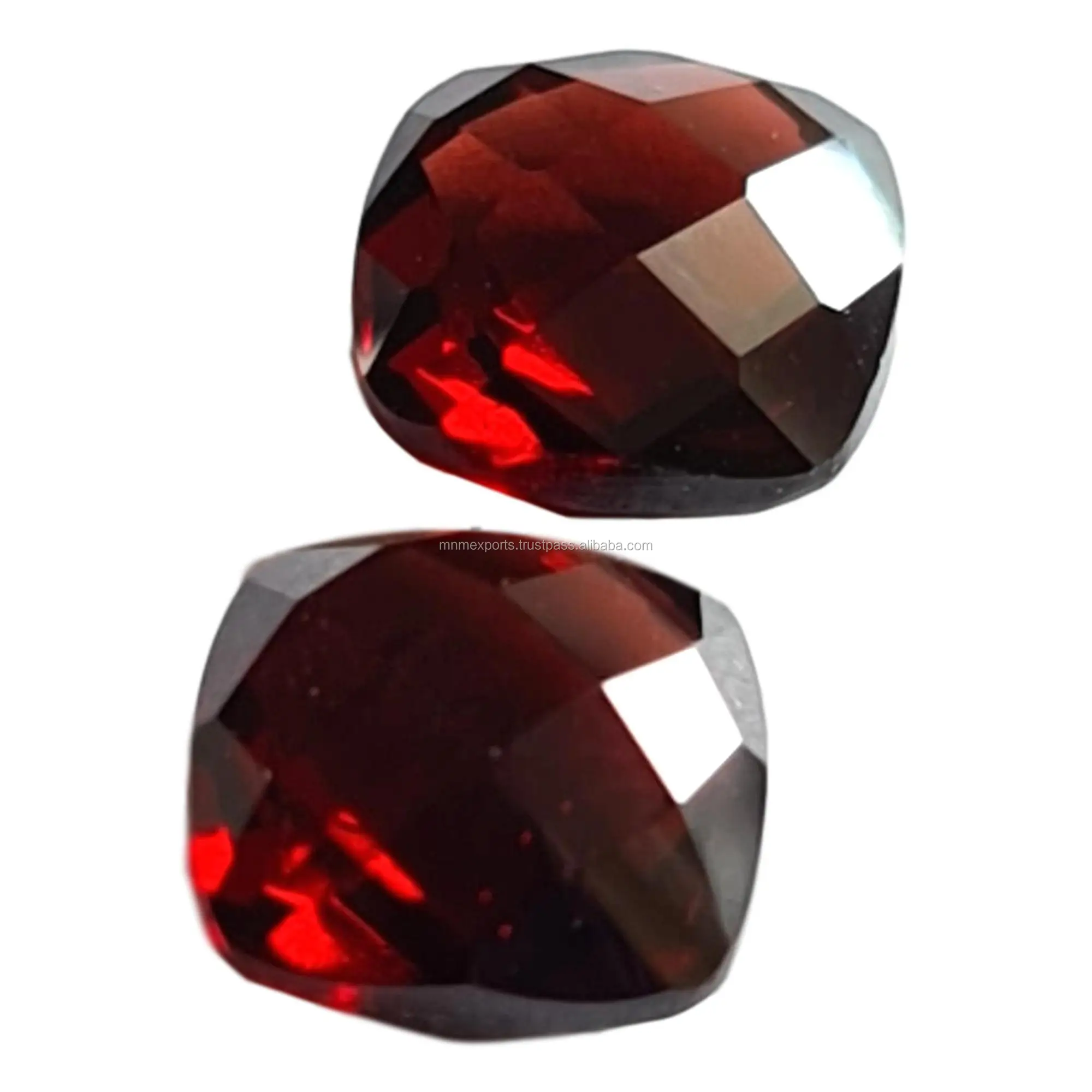 Emerald Cut Or Step Cut Calibrated Red Garnet Gemstone Eye Clean ...