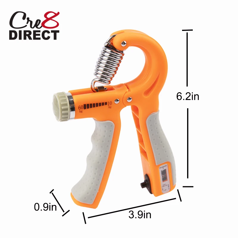 10-60 Kg Adjustable Hand Gripper Gym Power Strength Exercises Hand Grip ...