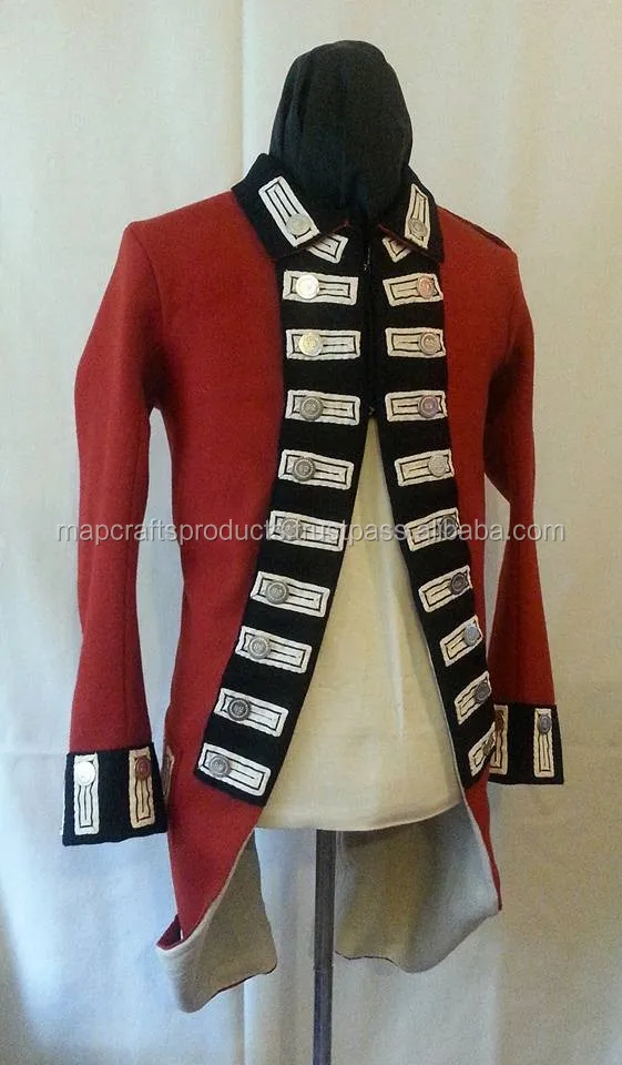 Napoleonic War British Infantry Red Wool Regimental Coat - Buy 41st ...