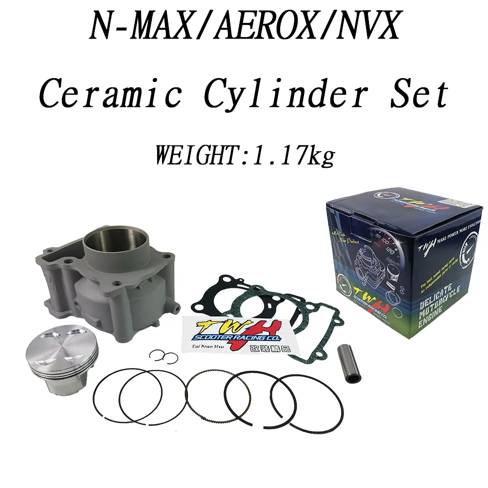 Twh Aerox155 Motorcycle Big Bore Ceramic Cylinder Block Kit For Yamaha ...