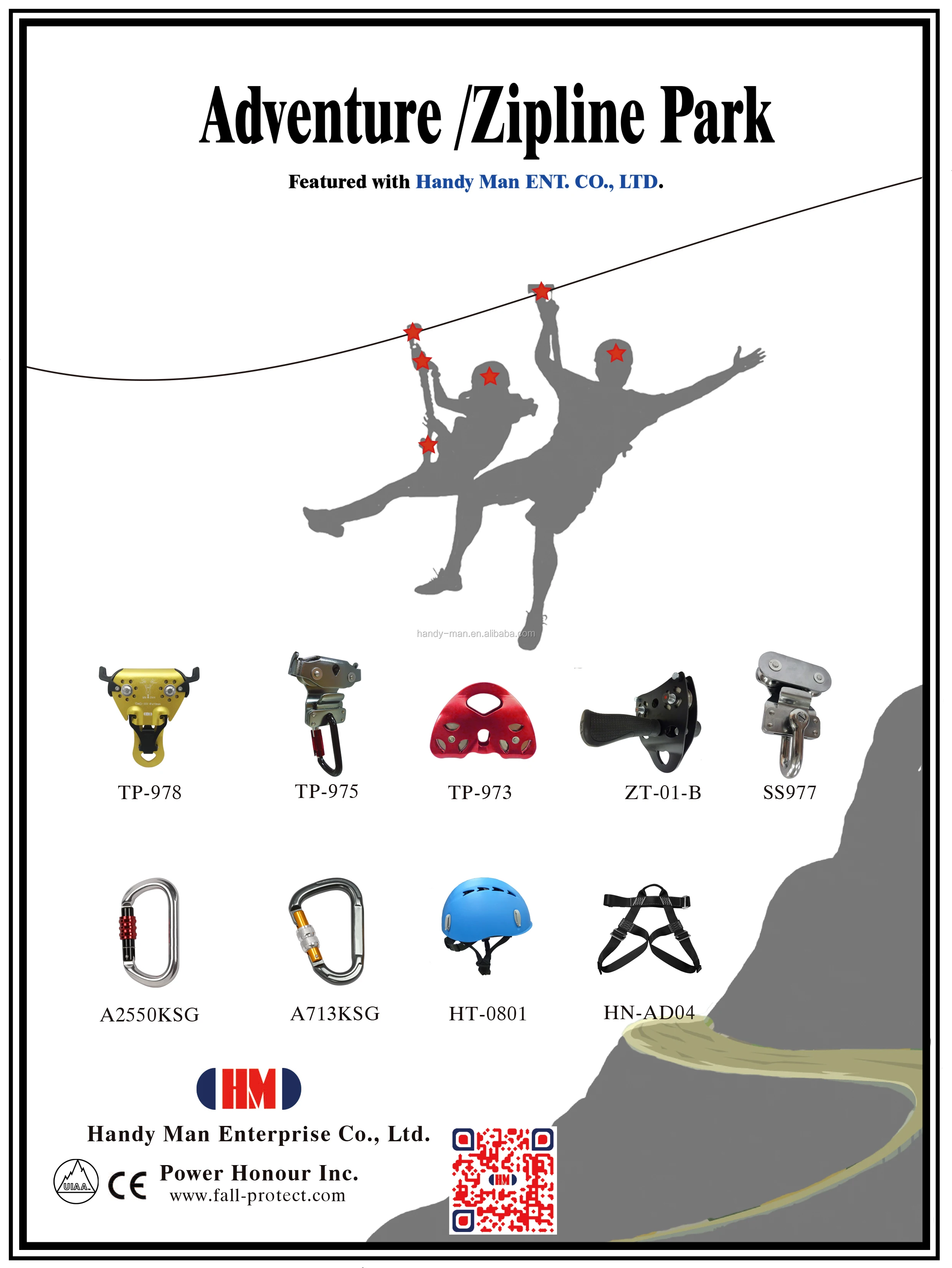 Flying Fox Trolley - Aluminum Alloy Pulley for Safety