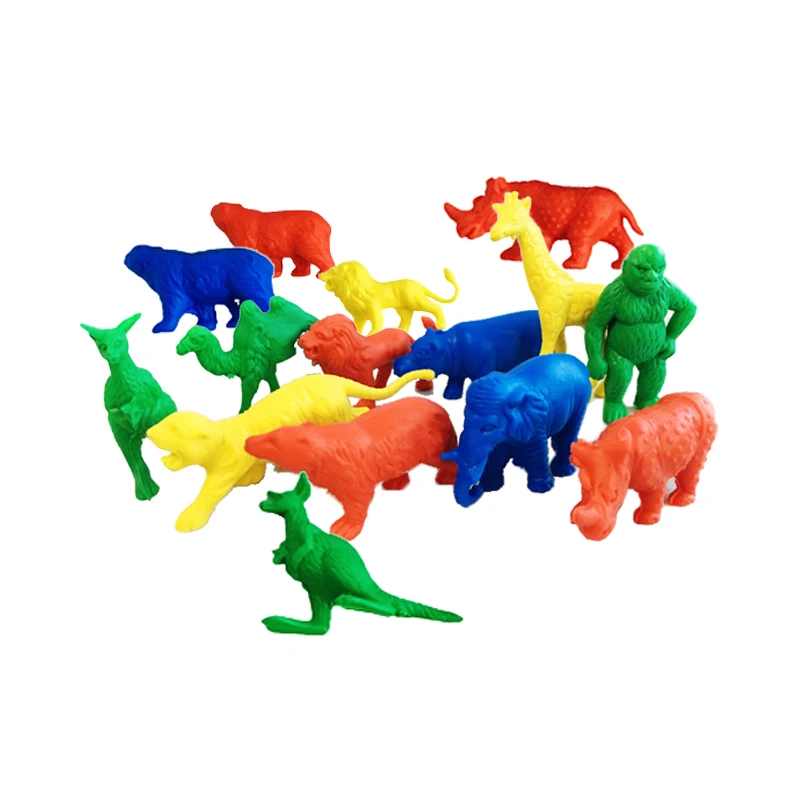 Educational Wild Animal Counters for Counting and Sorting