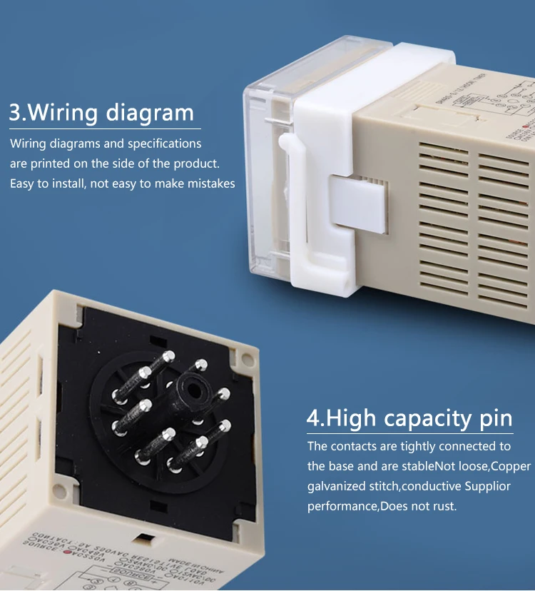 DH48S-1Z DH48S-2Z Time Relay - Adjustable Programmable Timer