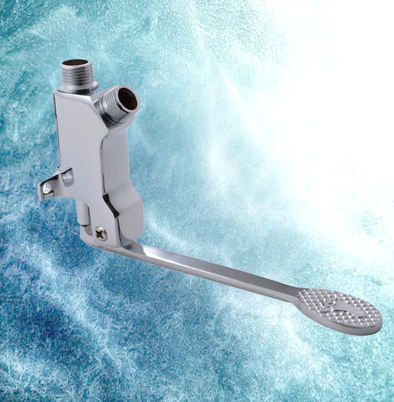 Foot Operated Faucet Vertical Installation Pedal Faucet Automatic Shut ...