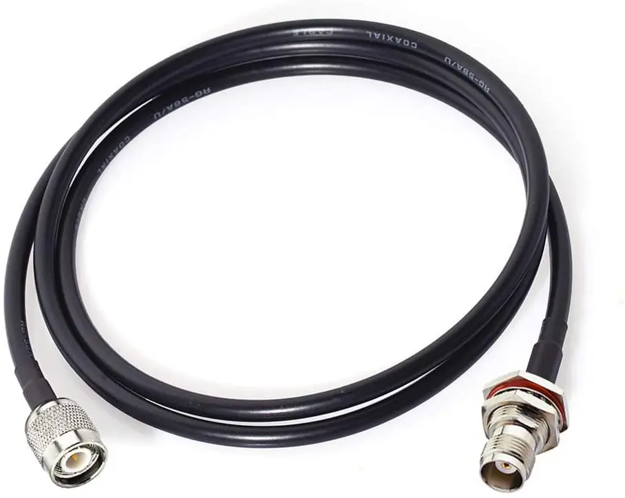 Cable de extensión TNC para antena GPS Bingfu RTK, 1m RG58 Coaxial