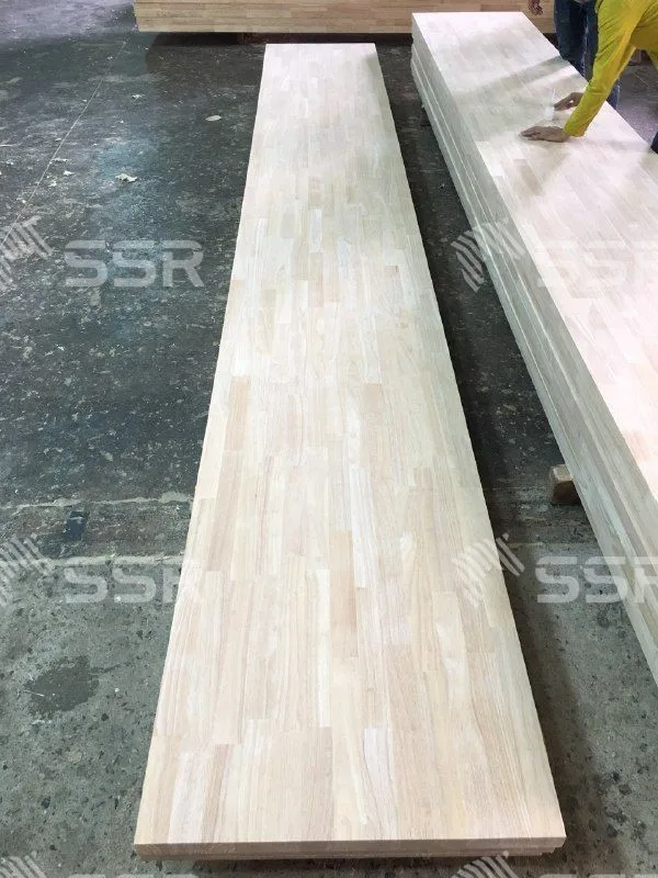 Rubberwood Panel/ Rubber Wood Finger Joint Board For Wood Table Top ...
