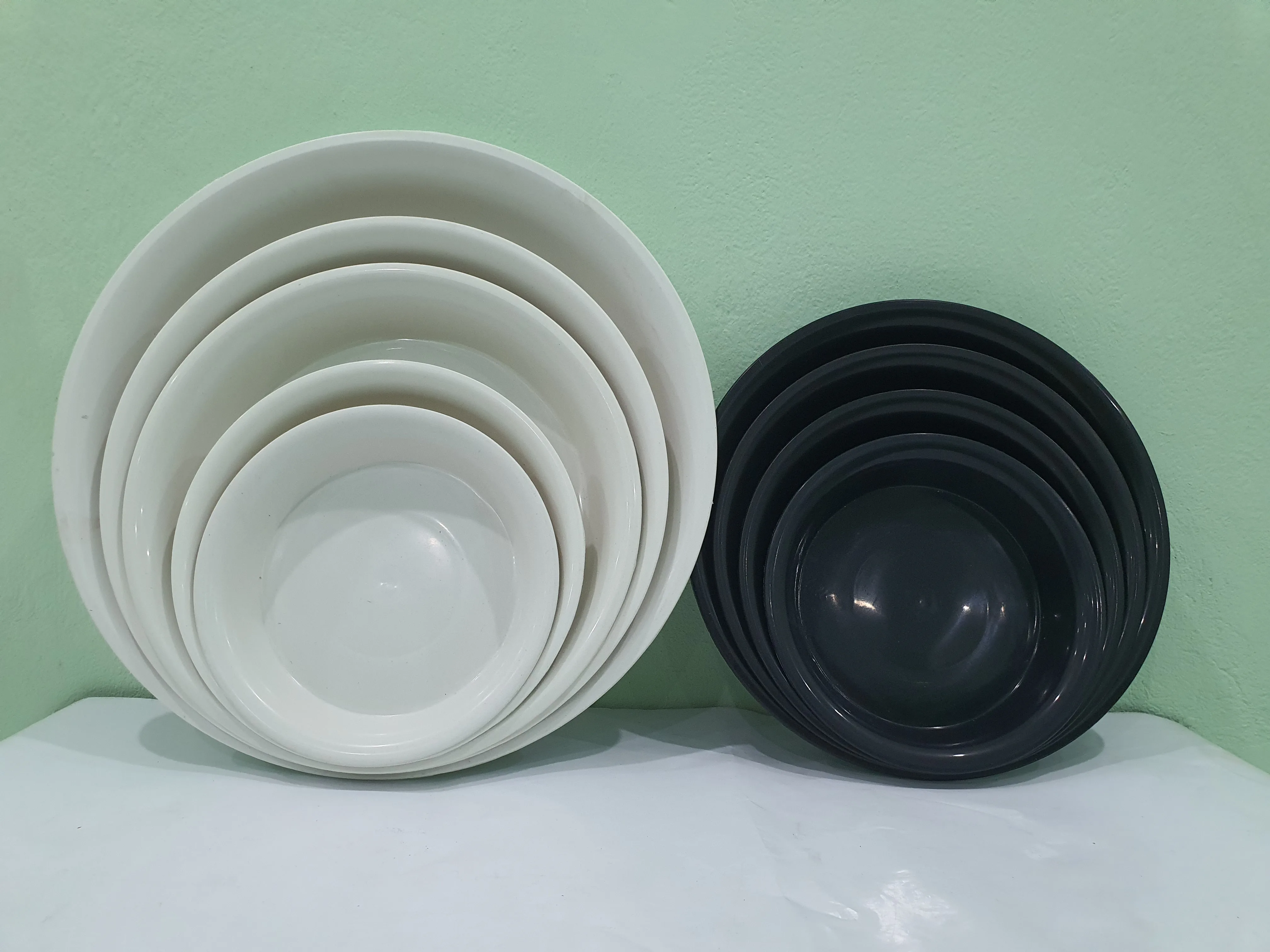 Garden Assist Tool Multiple Size Waterproof Disc Plastic Pot Plate For ...