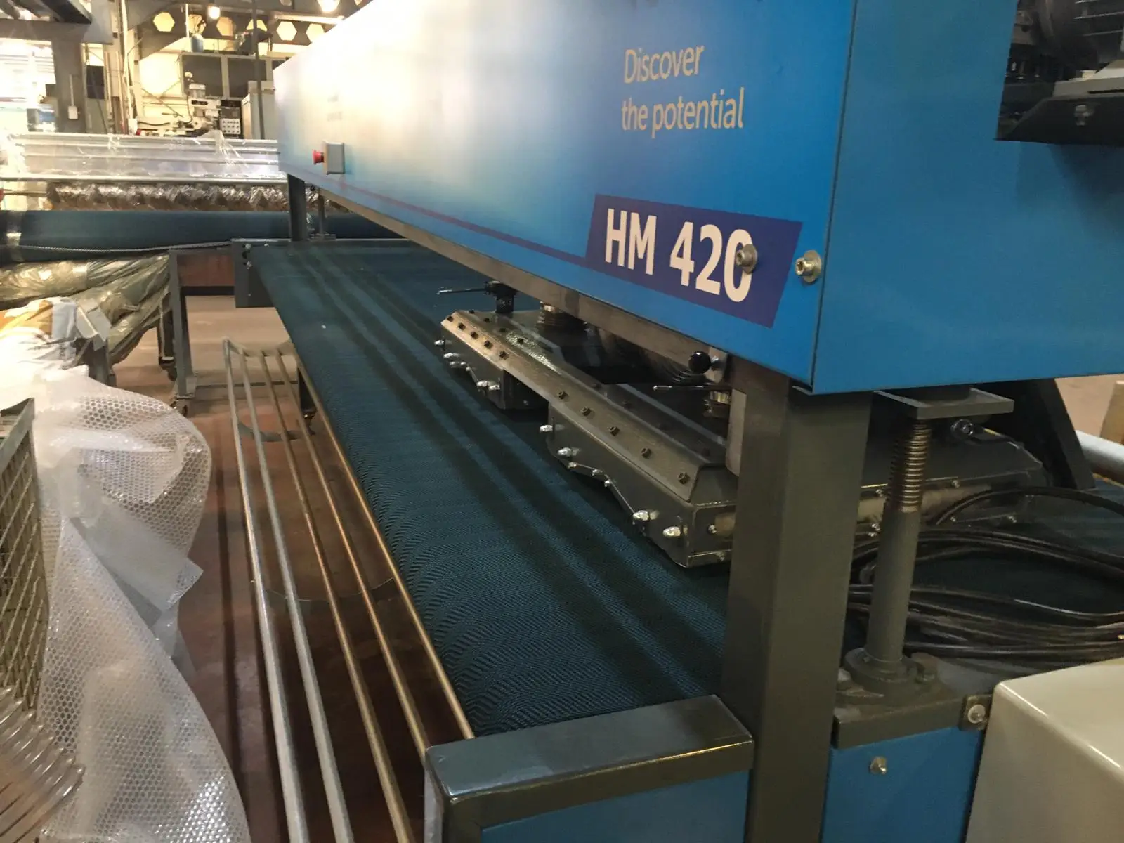 Automatic Carpet Finishing and Packing Machine - Cleanvac