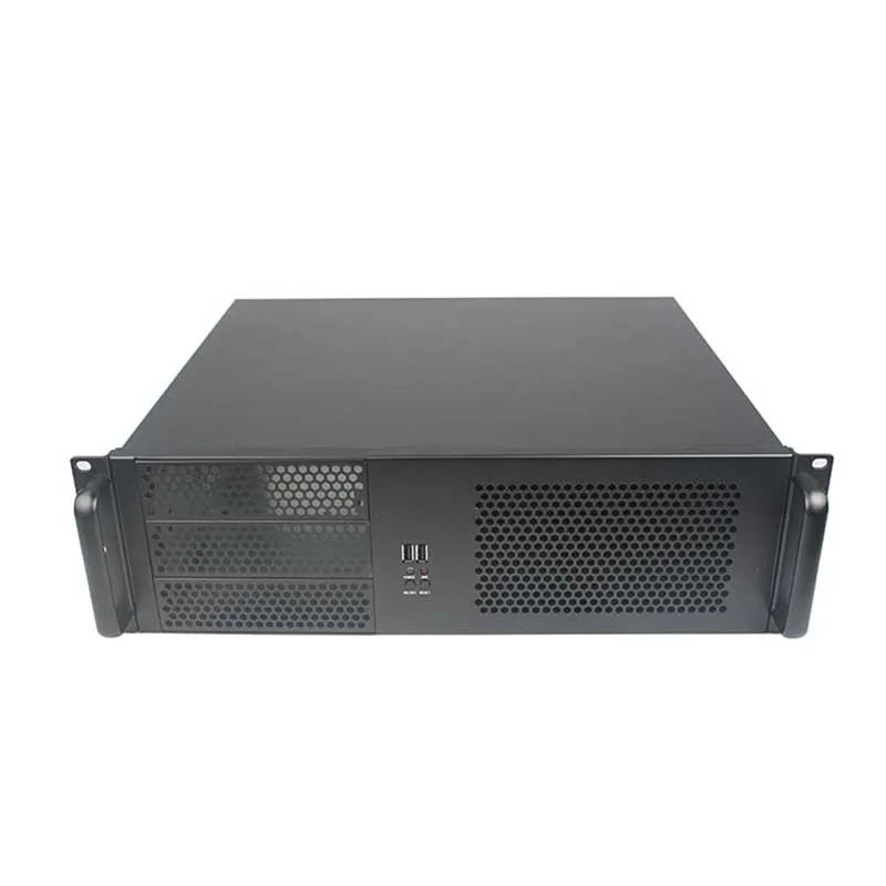 3U Rack Mount Server Chassis Case with Cooling Fans - ATX, 8 Hard Disk ...