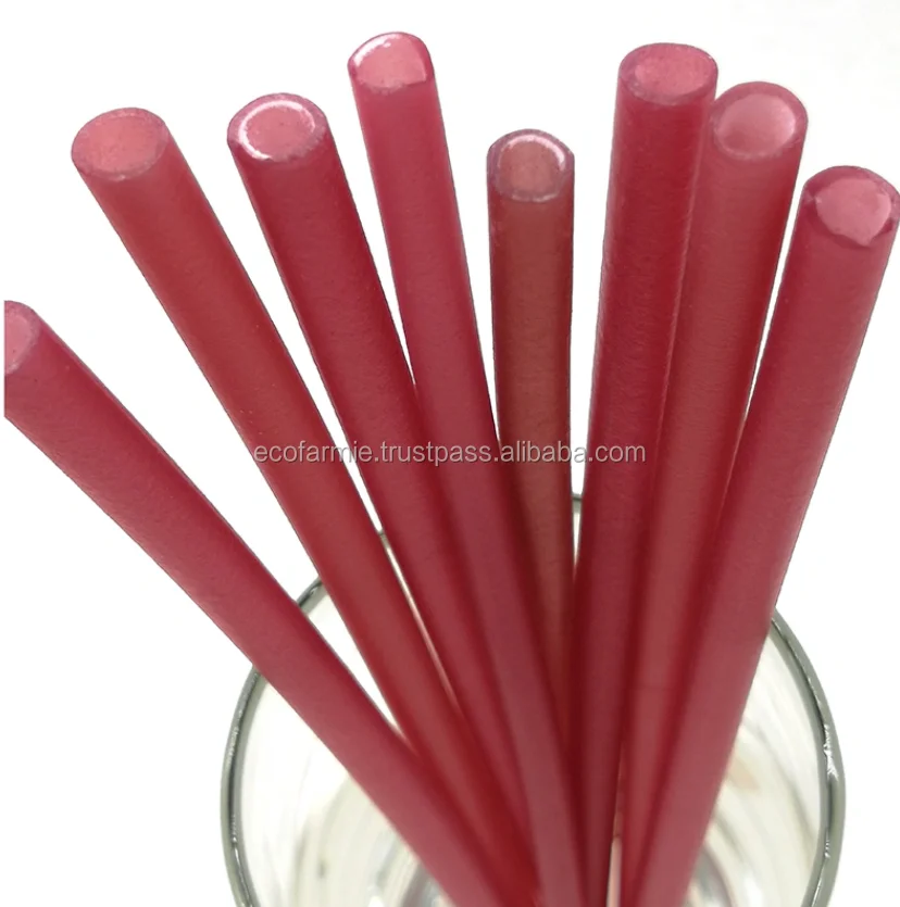 Edible Eco-Friendly Biodegradable Rice Drinking Straws