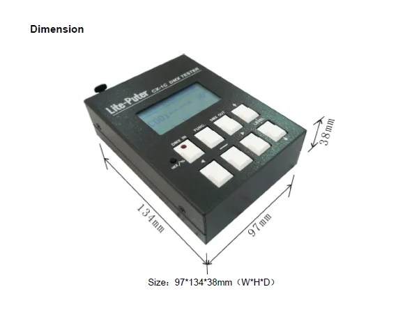 CX-1C DMX Tester for Stage Light - Reliable Performance