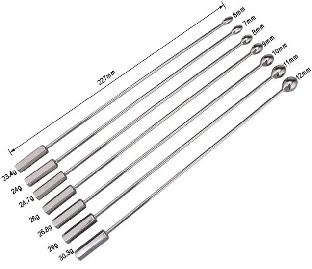 Female Urethral Sounds Set 7 Pcs - Buy Stainless Steel Catheter Vaginal ...