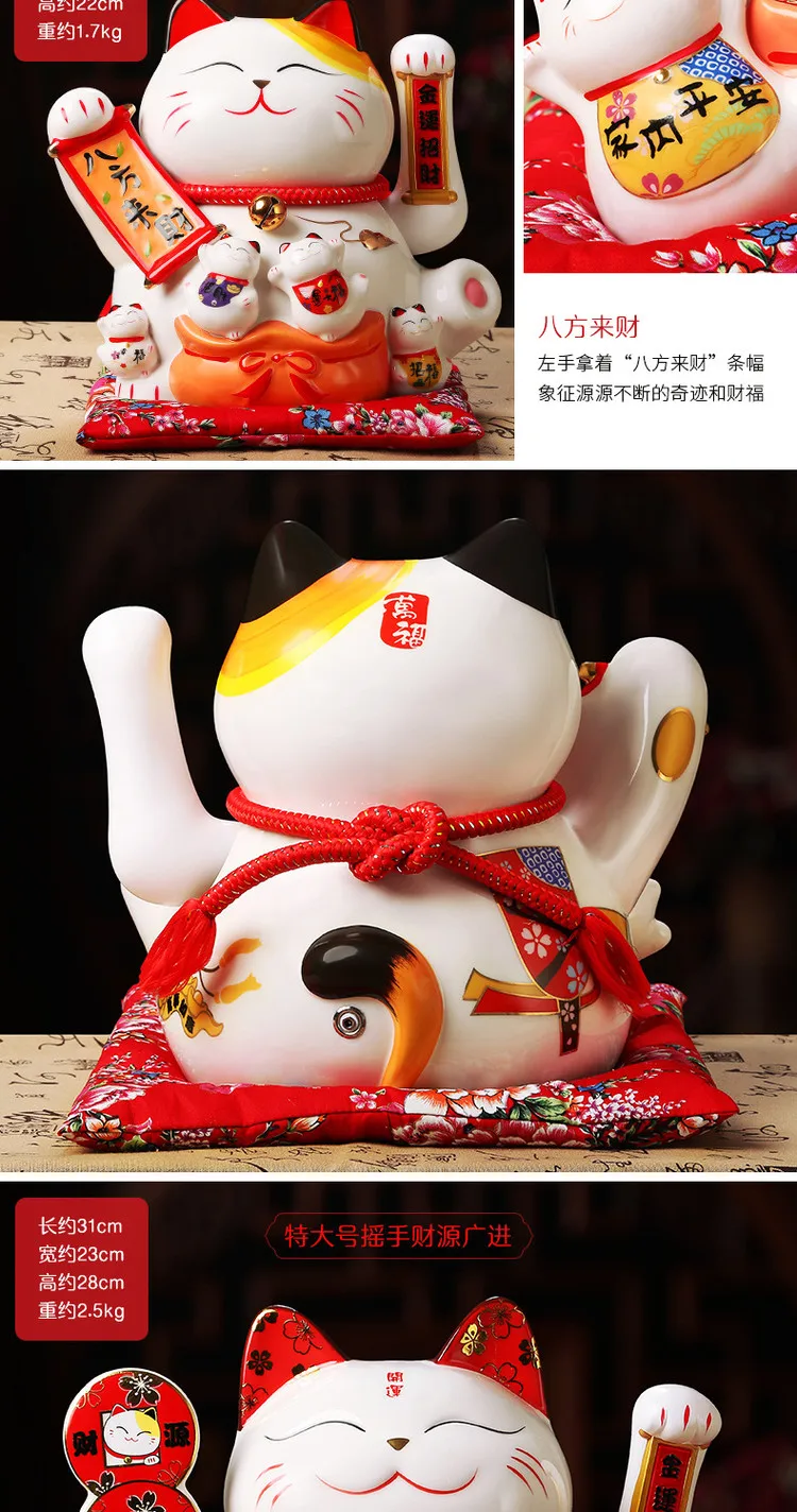 Shop Our Dropship Lucki Cat Wave Arm Cat Paw Ceramic Figurine