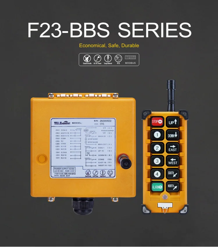 Telecrane F23-bb Industrial Wireless Remote Controller Transmitter And ...