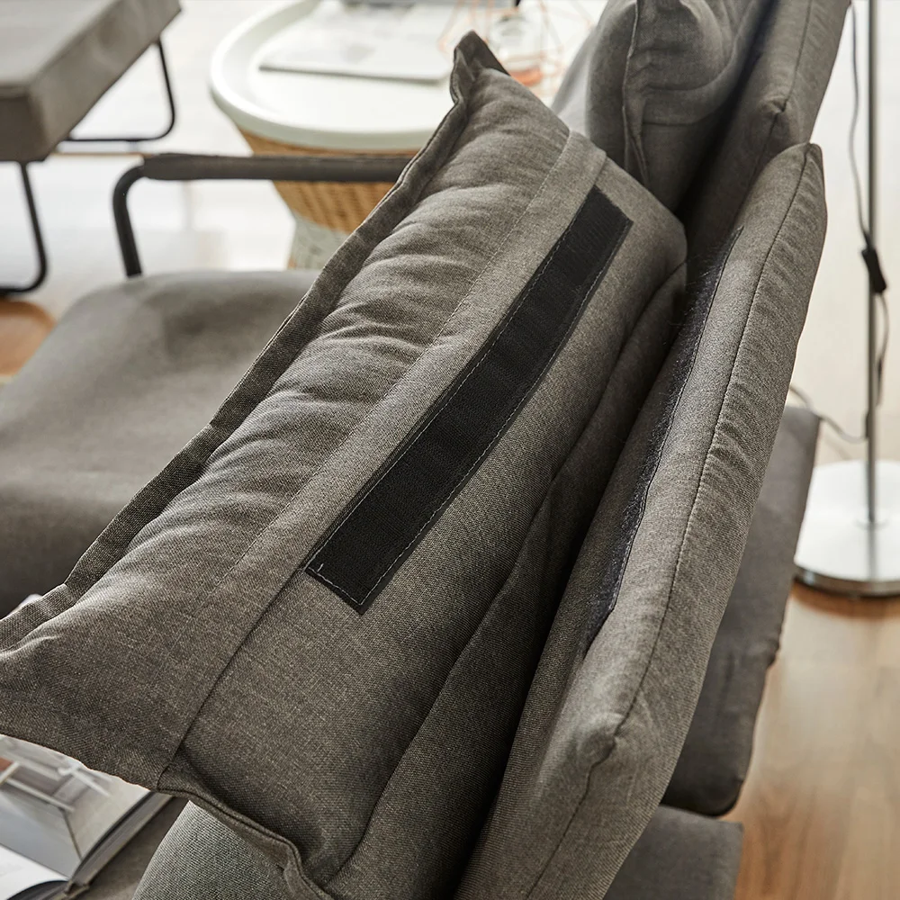 Modern Korean Style Sofa Adjustable Reclining Angles Modular Fabric ...