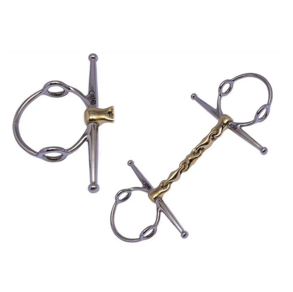 Waterford Nelson Full Cheek Running Gag Horse Bit - All Sizes