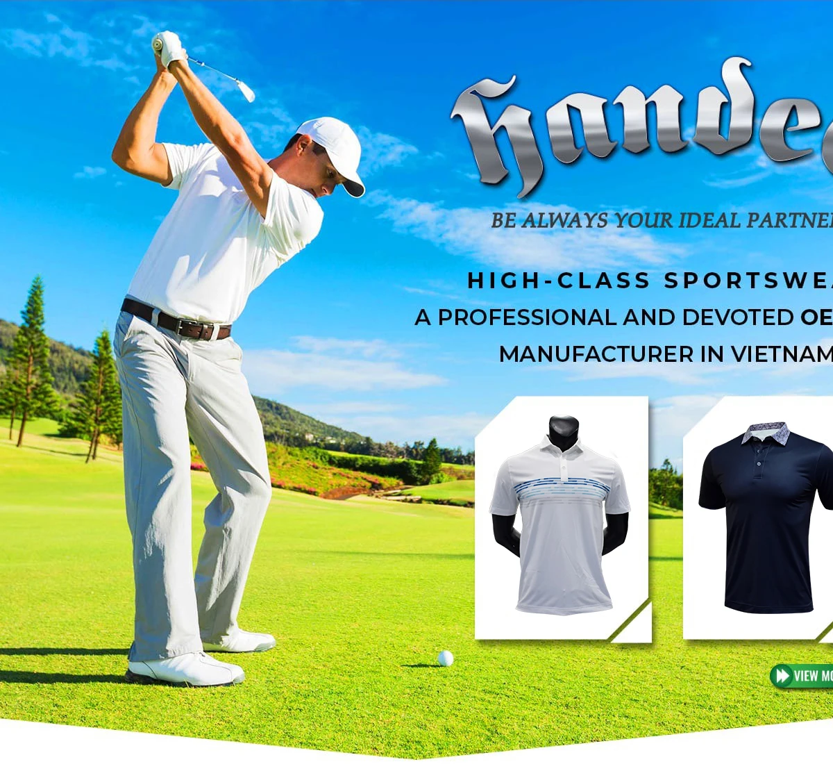 HANDEE COMPANY LIMITED - Golf Shirt, Golf polo shirt