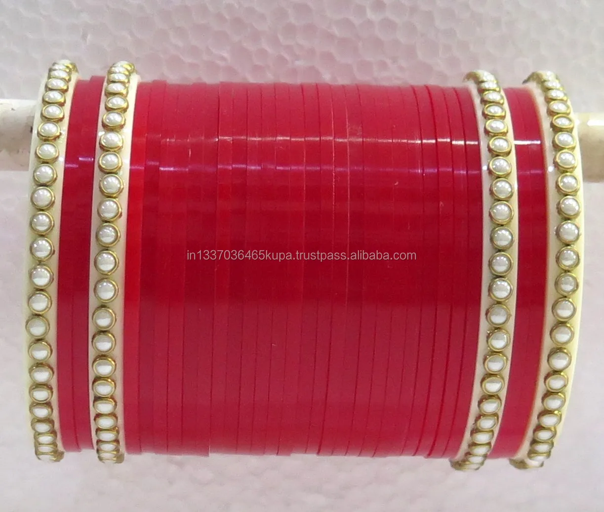 Bridal Bangles Set Juda Red Traditional Trendy Latest Most Excellent ...