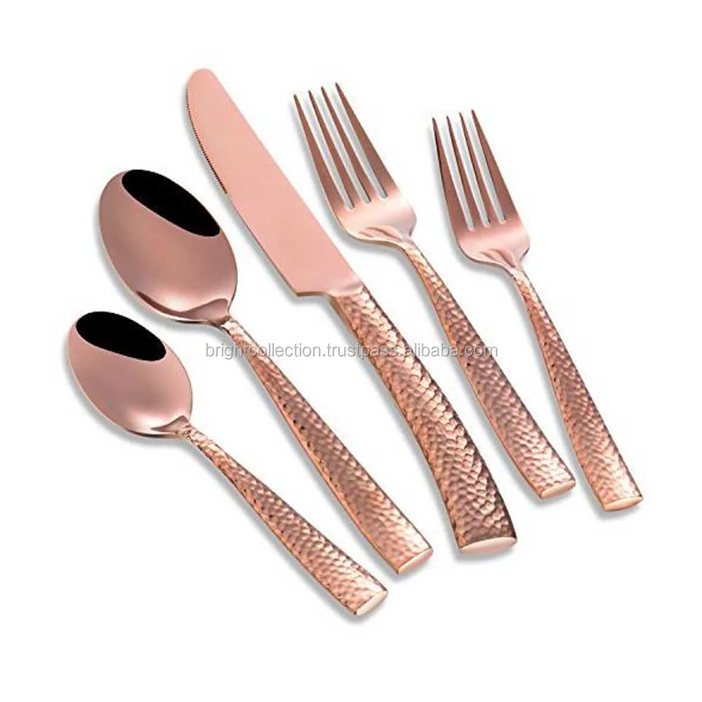 Designer Wedding Elegant Flatware Stainless Steel Cutlery Set Silver ...