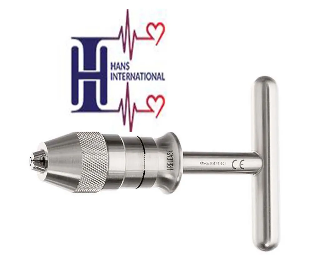 Universal T Tap Drill Hand Chuck Steinmann Pins Chuck Orthopedic ...